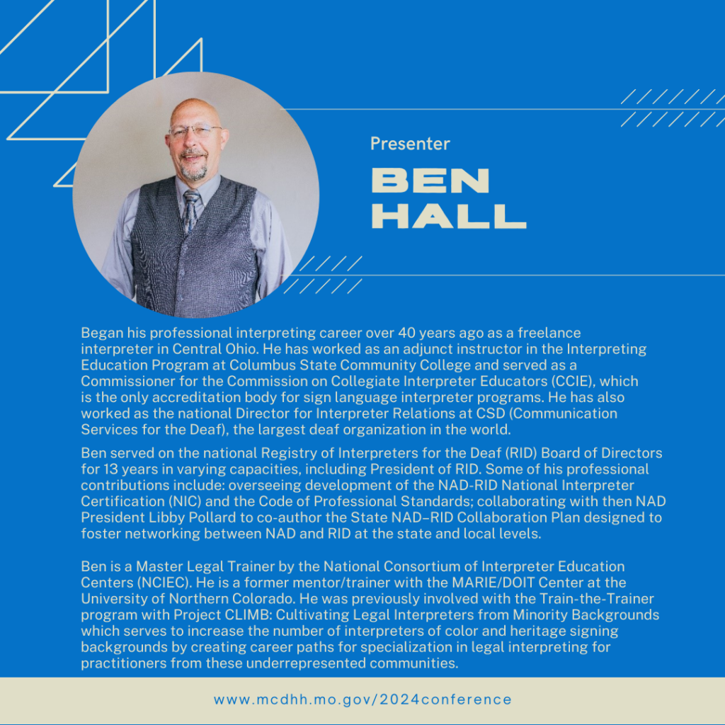 Presenters' Bio - MCDHH